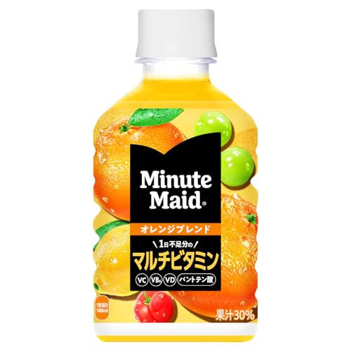 原材料:果実（オレンジ（ブラジル又はメキシコ）、レモン、アセロラ、ぶどう）、果糖ぶどう糖液糖/ 香料、酸味料、ビタミンC、パントテン酸Ca、ビタミンE、ビタミンB6、カロチン色素、ビタミンD・栄養成分:【100mlあたり】エネルギー:52k...