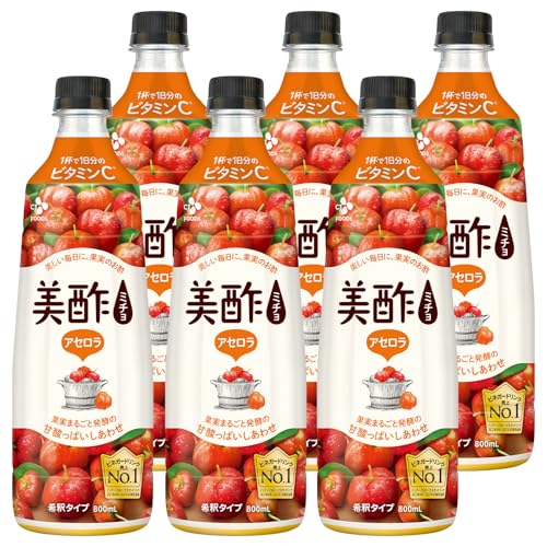 -/6本/-・Size:6本・【アセロラ】原材料及びアレルゲン表示：果糖ぶどう糖液糖（国内製造）、りんご酢、アセロラ濃縮果汁／酸味料、香料、ビタミンC、甘味料（ステビア抽出物）、（一部にりんごを含む）、栄養成分表示（コップ1杯分50mL当た...