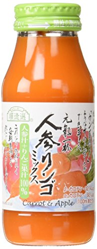 人参りんごミックス-/180ml×20本/-・Size:180ml×20本Style:人参りんごミックス・パッケージ個数:20・原材料:りんご、にんじん、濃縮にんじん、クエン酸、ビタミンC・商品サイズ(高さx奥行x幅):150mm×260m...