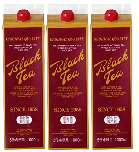 -/1リットル (x 3)/-・パッケージ個数:1・?内容量：1000ml × 3本・?5倍希釈用濃厚紅茶・?加糖タイプですので、ガムシロップなどの甘味料を加える手間がなく、どなたでも簡単に美味しい紅茶レシピを楽しめます・?磨き上げられた紅...