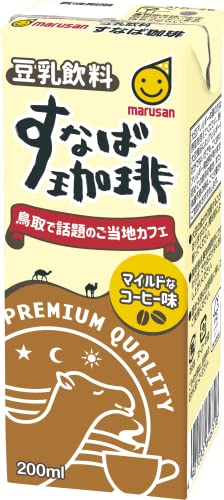 すなば珈琲-/200ミリリットル (x 24)/-・パッケージ個数:1・原材料:大豆(カナダ)(遺伝子組み換えでない)、糖類(ぶどう糖果糖液糖、砂糖)、植物油脂、コーヒー、カラメルソース、食塩/香料、乳化剤・商品サイズ(高さx奥行x幅):1...