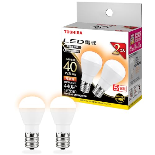 電球色電球色/40/LDA4L-G-E17S40V2RP・Size:40Style:電球色・パッケージ個数:1・?外径：35mm×全長：69mm・?全光束：440lm・?平均演色評価数：80Ra・?定格寿命：40 000 h・?密閉器具対応...