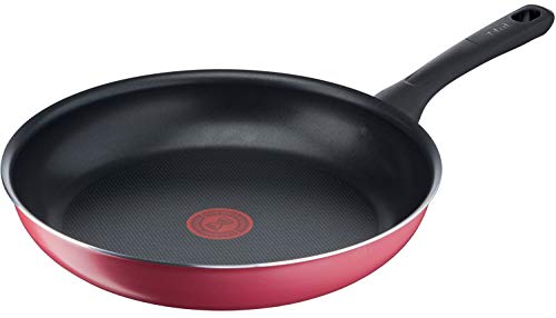 04)フライパン 28cmレッド/28cm/B55906・Color:レッドSize:28cmPatternName:フライパン・パッケージ個数:1・日本正規品は、品質表示・取扱説明書が印刷されたティファールの台紙で梱包されています・取扱説...