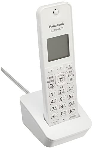ホワイト/増設子機/KX-FKD405-W・Size:増設子機PatternName:単品・パッケージ個数:1・充電台 サイズ(高さ×幅×奥行) :約47×73×90 mm・種類:単品・原産国:マレーシア・子機 サイズ(高さ×幅×奥行) :...