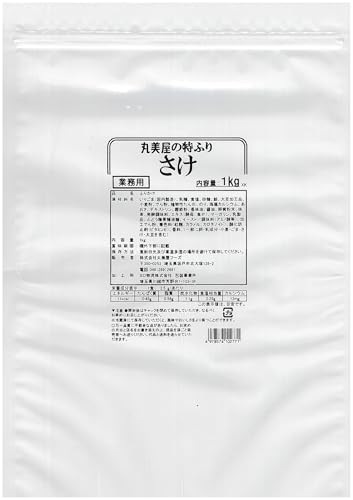 さけ-/1kg/-・パッケージ個数:1・原材料:ごま、乳糖、食塩、砂糖、鮭、小麦粉、大豆加工品、でん粉、小麦グルテン、のり、乳製品、あおさ、デキストリン、海藻カルシウム、香味油、鰹節粉、醤油、抹茶、発酵調味料、パーム油、マーガリン、鶏卵加工...