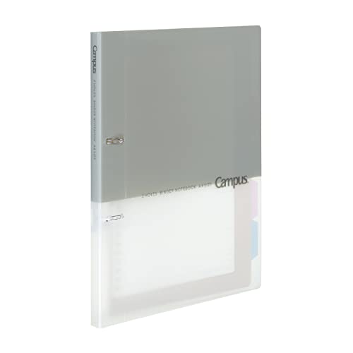 単品グレー/A4/ル-PP158M・Color:グレーSize:A4PatternName:単品・パッケージ個数:1・ルーズリーフとプリントを1冊にまとめてスマートに持ち運べる、2穴ルーズリーフバインダー・【サイズ】 A4-S 【カラー】 ...