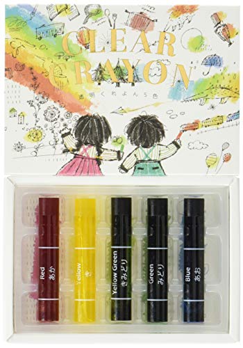 5色透明5色/5個 (x 1)/KE-AC26・Color:透明5色Size:5個 (x 1)Style:5色・パッケージ個数:1・【ケースサイズ】W121×D88×H25mm・【サイズ】クレヨン1本あたり:直径11mm×長さ65mm・【内...