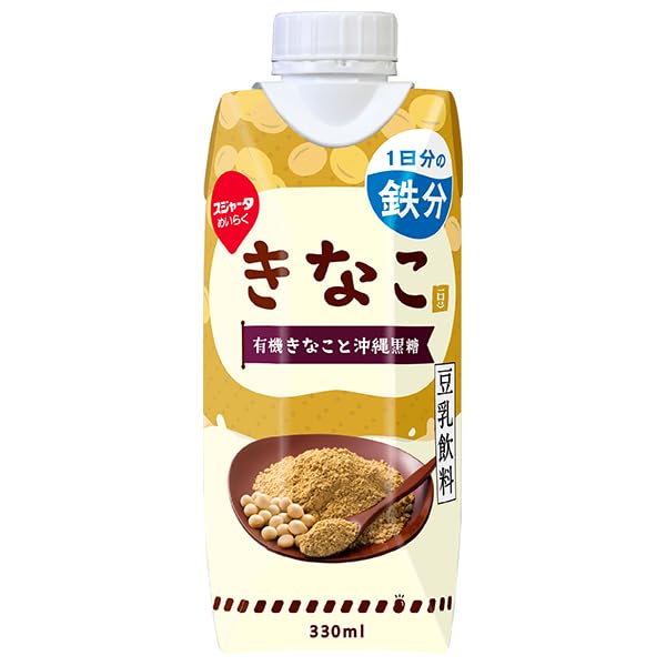 -/330ml/-・パッケージ個数:24商品の説明 JANコード：4902188122245 原材料・成分 大豆(カナダ)(遺伝子組み換え混入防止管理済み)、糖類(黒砂糖、上白糖、粉末水あめ)、有機きな粉、食物油脂、天日塩/セルロース、乳化...