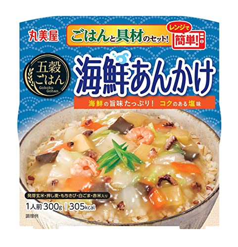 五穀ごはん 海鮮あんかけ‐/300グラム (x 6)/-・FlavorName:五穀ごはん 海鮮あんかけ×6個PatternName:レンジで簡単! シリーズ・原材料:［ごはん］うるち米（精白米（国産）、発芽玄米（国産））、大麦、きび、いり...
