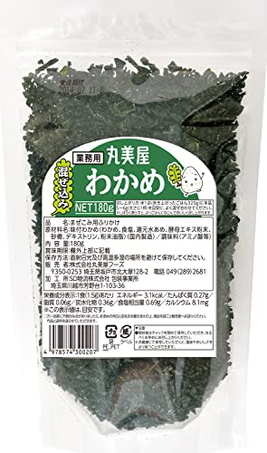 -/180グラム (x 1)/-・FlavorName:わかめPatternName:180g・パッケージ個数:1・内容量:180g・原材料:わかめ、食塩、還元水飴、酵母エキス、砂糖、パーム油、調味料(アミノ酸等)・商品サイズ(高さ×奥行×...