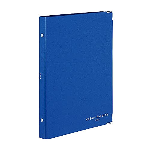 ブルー/-/ル-311N-4・Color:ブルーPatternName:単品・パッケージ個数:1・【寸法】 27×215×272mm・【サイズ】 B5-S　【穴数】 26穴・【色】 ブルー　【最大収容枚数】 100枚・【セット内容】 中紙2...