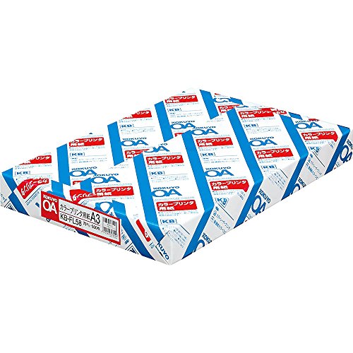 70g/m2ホワイト/A3/KB-FL58・Size:A3・パッケージ個数:1・【用紙寸法】 420×297mm・【製品寸法】 420×297mm×44mm・【サイズ】 A3 【枚数】 500枚・【紙厚(坪量・厚み)】 70g/m2・0.1...
