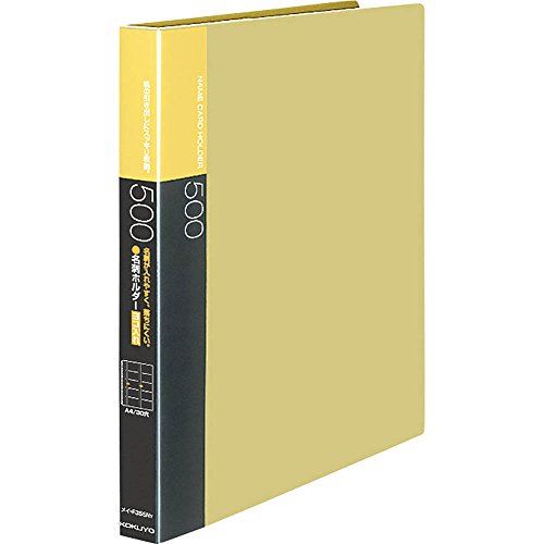 500名収容タイプイエロー/-/-・Color:イエローStyle:500名収容タイプ・パッケージ個数:1・【寸法】 33×262×312mm・【仕様】 ヨコ入れ 30穴　【台紙枚数】 25枚・【収容数】 500名　【色】 黄●軽くて耐久性...