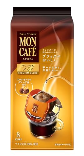 -/8P×1個/-・Size:8P×1個・パッケージ個数:1・●（ドリップコーヒー）モンカフェ　プレミアムブレンド8┣g┫×8商品紹介 ●（ドリップコーヒー）モンカフェ　プレミアムブレンド8┣g┫×8 原材料・成分 コーヒー豆(生豆生産国名...