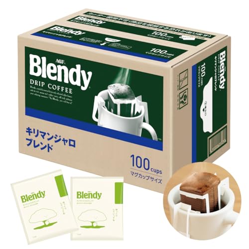100杯シリーズ-/100個 (x 1)/-・FlavorName:キリマンジャロブレンド・パッケージ個数:1・メーカー名:AGF・ブランド名:ブレンディ・商品タイプ:ドリップコーヒー・原産国:日本・原材料:コーヒー豆(生豆生産国名:タンザ...