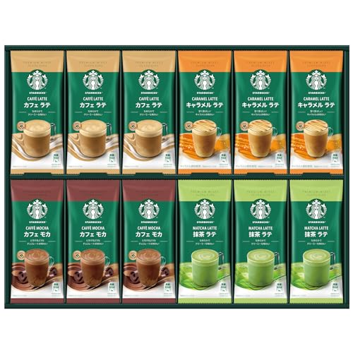 -/24杯分/-・Size:24杯分・お湯を注ぐだけで、クリーミーなラテを簡単に楽しめる、スティックタイプのギフト・スターバックスの人気のラテの詰合せ。・4種のフレーバーがしっかり入っているので、ご家族でコーヒータイムを楽しむときや、ゆっく...