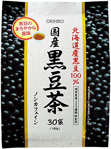 -/180g(6g×30袋)/-・FlavorName:国産黒豆茶・パッケージ個数:1・北海道産黒豆100%使用・ノンカフェイン・ハラル認証マーク・残留農薬323種類検査済み