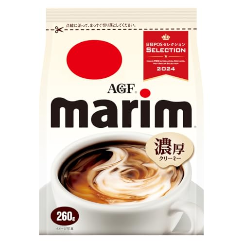 -/260g 12袋/-・Size:260g 12袋・パッケージ個数:12・メーカー名：AGF・ブランド名:マリーム・商品タイプ:クリーミングパウダー・原産国:日本・原材料:水あめ(国内製造)、植物油脂、食塩、乳等を主要原料とする食品 / ...
