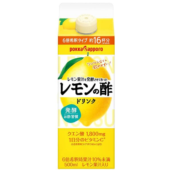 パッケージ個数:6商品の説明 JANコード：4902471101971 原材料・成分 レモン果汁(レモン(アルゼンチン))、砂糖、醸造酢、レモン果皮エキス/酸味料、ビタミンC、甘味料(スクラロース、アセスルファムK)、香料 使用方法 開封後...