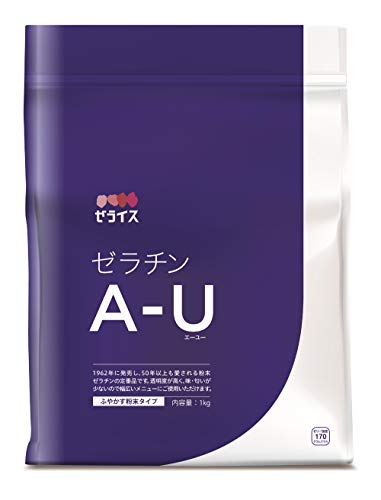 -/1キログラム (x 1)/-・パッケージ個数:1・原材料:ゼラチン・内容量:1kg・カロリー:100gあたり　344kcal・商品サイズ(高さx奥行x幅):27cm×8cm×20cm商品紹介 ゼラチンA-Uがリニューアルし、新しくフラッ...