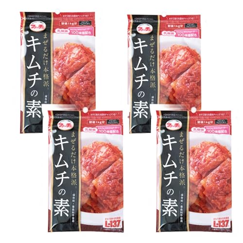 -/4袋/-・Size:4袋・野菜と混ぜるだけ！本格キムチがすぐできる、粉末タイプのキムチの素・原材料:食塩(国内製造)、砂糖、唐辛子、胡麻、粉末にんにく、でん粉、しょうがパウダー、 乳糖、かつおぶし粉末、かつおエキス、酵母エキス、乳酸菌含...