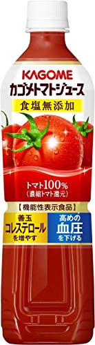 パッケージ個数:15・720mlPET×15本商品の説明 カゴメ　トマトジュース食塩無添加　720ml 15本入り×1ケース リコピンはHDL（善玉）コレステロールを増やす働きが報告されています。血中コレステロールが気になる方にお勧めのトマ...