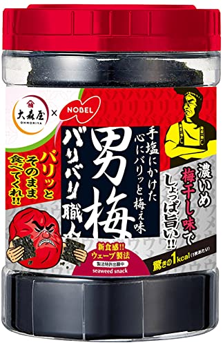 -/30個 (x 1)/-・パッケージ個数:3・原材料:乾のり(国産)、食塩、醤油、梅エキス、酵母エキス、でん粉分解物、水あめ/酸味料、酒精、香料、調味料(アミノ酸等)、甘味料(甘草)、増粘剤(キサンタンガム)、(一部に小麦・大豆を含む)・...