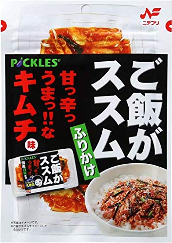 ご飯がススムキムチ味-/20グラム (x 10)/-・パッケージ個数:10・原材料:乾燥マッシュポテト(アメリカ製造)、コーンスターチ、乳糖、砂糖、いりごま、食塩、キムチ調味料、かつお削りぶし、粉末調合調味料、しょうゆ、デキストリン、ほうれ...