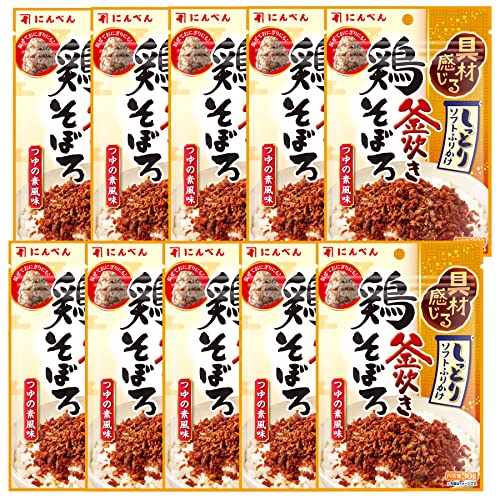 -/30グラム (x 10)/-・FlavorName:鶏そぼろ・パッケージ個数:10・内容量:30g×10個・カロリー:87kcal・原材料:しょうゆ、粒状大豆たん白、砂糖、味付け鰹節(鰹節、醤油、食塩、砂糖)、昆布だし、チキンエキス、鶏...