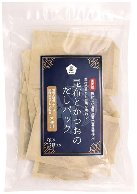 パッケージ個数:1・国内産のかつおの枯節と荒節をブレンドし、北海道函館産の天然真昆布をたっぷり使用した、うま味、深味、香りがきわだつだしパック。・厳選した天然素材100%の「合わせだし」が手軽に取れます。商品紹介 北海道函館産の天然真昆布を...