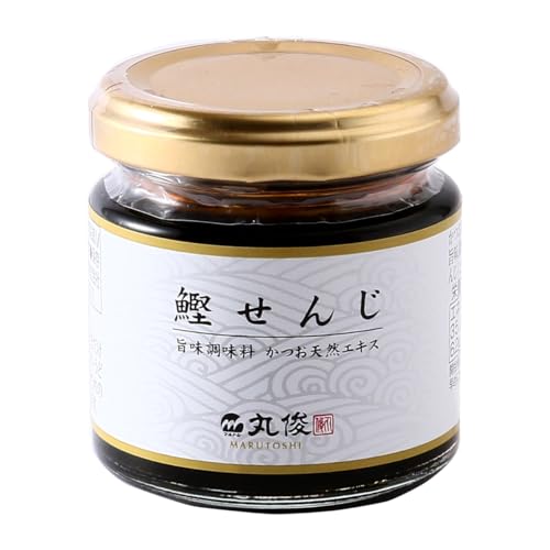 かつおの煮汁を煮詰めて凝縮した天然の調味料です。・原材料:かつお煮汁(国内製造)/加工澱粉・内容量:90g商品紹介 かつおの煮汁を煮詰めて凝縮した天然の調味料です。 鹿児島では古来より「せんじ」とよばれ親しまれています。 お料理に小さじ1杯...