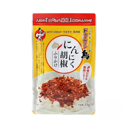 -/1袋/-・Size:1袋・にんにくの香ばしさと胡椒のパンチがクセになる、万能ふりかけ！・原材料:粒状植物性たん白(国内製造)、パーム油、いりごま、砂糖、食塩、粉末しょうゆ、ガーリックパウダー、オニオンパウダー、ごま油、みそ粉末、トマトパ...