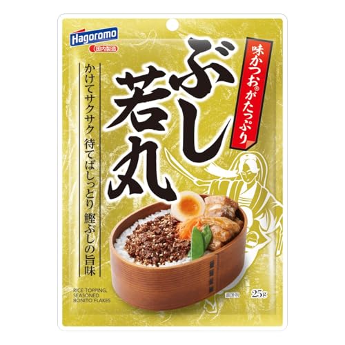 光沢のあるパッケージ商品紹介 味かつおがたっぷりのふりかけです。 かけてサクサク待ってしっとり2つの食感が楽しめる 原材料・成分 味付かつお節（鰹削り節、しょうゆ、砂糖、水あめ、発酵調味料、その他）（国内製造）　、味付ごま（いりごま、砂糖、...