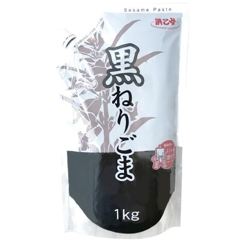 パッケージ個数:1・原材料:ごま・内容量:1000g×1個・カロリー:6050kcal/1kgあたり・商品サイズ(高さx奥行x幅):28cm×7cm×17cm商品紹介 黒ごまを焙煎し、ペースト状まですりつぶしたねりごまです。 使い勝手のよい...