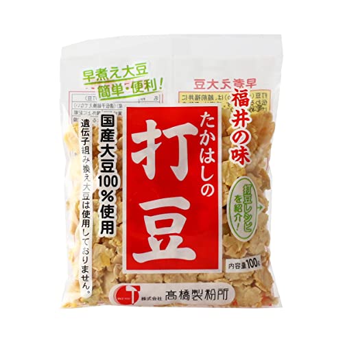 -/100グラム/-・大豆をつぶした越前福井に伝わる食材です。・原材料:大豆(国産)(遺伝子組換えでない)・内容量:100g・アレルギー表示:大豆商品紹介 大豆をつぶした越前福井に伝わる食材です。 打豆(うちまめ)は、越前福井に伝わる食材で...