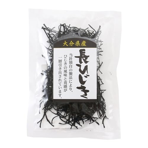 大分県産の乾燥長ひじきです！・原材料:ひじき(大分県)・内容量:27g商品紹介 大分県産の乾燥長ひじきです。 山忠独自の製法により、ひじきの風味と食感が一層引き出されています。 白和え、サラダ、煮物など、いろんなお料理にお使いいただけます。...