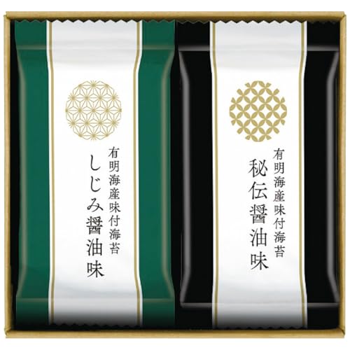 内容:味付海苔(しじみ醤油味)(8切4枚)・味付海苔(秘伝醤油味)(8切4枚)各3袋・製造・生産地:日本製・賞味期限:製造日より常温約540日・アレルゲン:小麦・えび・大豆商品紹介 旨みたっぷりのしじみ味と海苔と海苔屋秘伝の醤油だれで仕上げ...