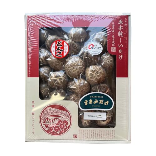 パッケージ個数:1・原材料:しいたけ原木(大分県産)・内容量:200g商品紹介 乾しいたけ生産量を誇る大分県産原木栽培の椎茸です。 収獲した椎茸は人の手で1つ1つ並べられ、お日さまでの乾燥を行い、1箱づつ心を込めて箱詰めされています。 原材...