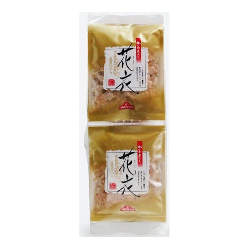 「本枯五番仕込み」の鰹節を使用しました。・原材料:かつおのかれぶし・内容量:1.5g×10袋商品紹介 本場・鹿児島の本枯節の五番仕込を使用した「花衣」は、鰹パックの最高級品です。 鰹パックは開封した時から酸化がはじまり、せっかくの風味が時間...