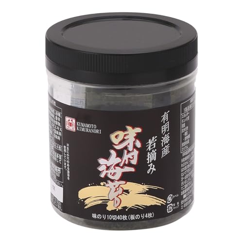 ブラック/-/-・秘伝のタレで甘辛く味付けした味付け海苔です！・原材料:乾海苔(有明海産)、砂糖、食塩、発酵調味料、香辛料、たん白加水分解物、昆布エキス、エビエキス(エビを含む)/調味料(アミノ酸等)、甘味料(スクラロース)・内容量:10切...