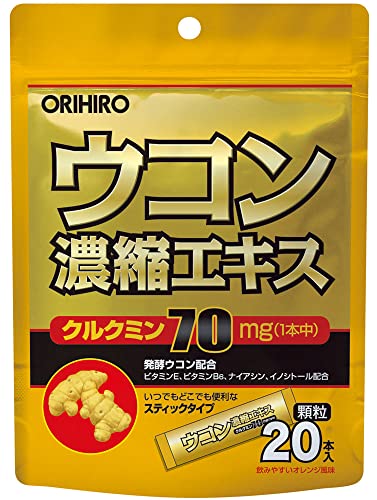黄/20個 (x 1)/60209200・Size:20個 (x 1)・パッケージ個数:1・内容量:1.5g×20本・(b)原材料 :(/b)砂糖（国内製造）、発酵ウコン末、ウコン濃縮エキス、マルトデキストリン、でん粉、ビタミンE含有植物油...