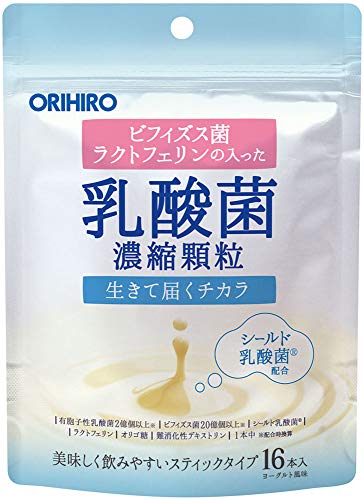 -/1.0グラム (x 16)/-・パッケージ個数:1・製品1本(1.0g)中：有胞子性乳酸菌2億個以上※配合時換算・製品1本(1.0g)中：ビフィズス菌20億個以上※配合時換算・製品1本(1.0g)中：シールド乳酸菌100億個以上・製品1...