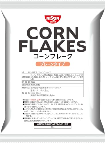 -/200グラム (x 12)/-・パッケージ個数:12・原材料:コーングリッツ（国内製造）、砂糖、食塩/炭酸カルシウム、ピロリン酸鉄、乳化剤、ナイアシン、酸化防止剤（ビタミンE）、ビタミンB2・内容量:200g×12袋・商品サイズ(高さx...