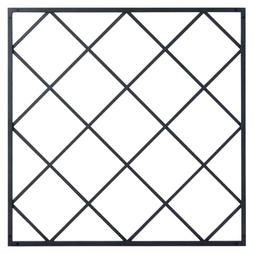1)フェンスチャコールグレー/3)90×90（格子型）/HEX-FR909・Style:1)フェンスSize:3)90×90（格子型）・【組み合わせ自在】 同シリーズのポールやジョイントパーツ（別売）を使用することで、フェンス、パーゴラ、ラ...