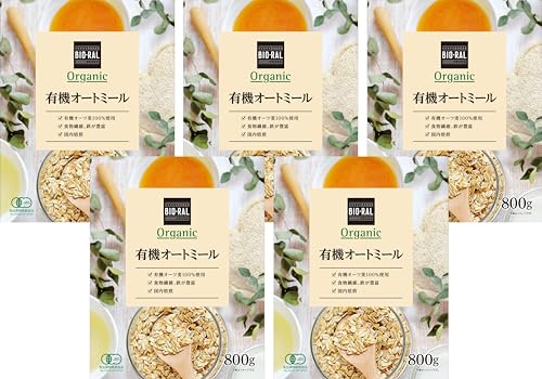 常温・ブラント名: ビオラル・メーカー名: ビオラル・内容量: 800g商品紹介 有機オーツ麦100％のロールドタイプ。レンジで手軽にオートミールごはん。 原材料・成分 有機オーツ麦（有機えん麦）