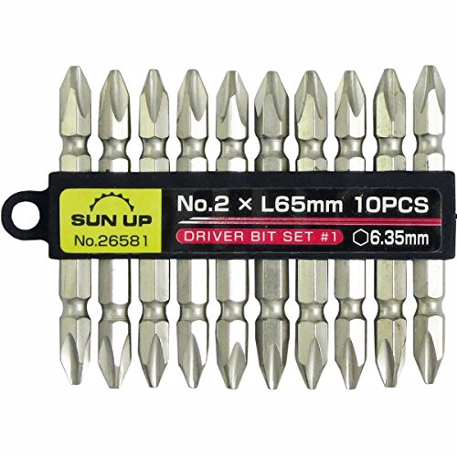 ビットセットグレー/#1/26581・Size:#1Style:ビットセット・「+No.2×65mm」10本組・強靭・高品質なS2材を使用・磁力入でネジを確実にキャッチ・セット内容:+No.2×65mm(10本)、収納ホルダー・六角軸径:6...