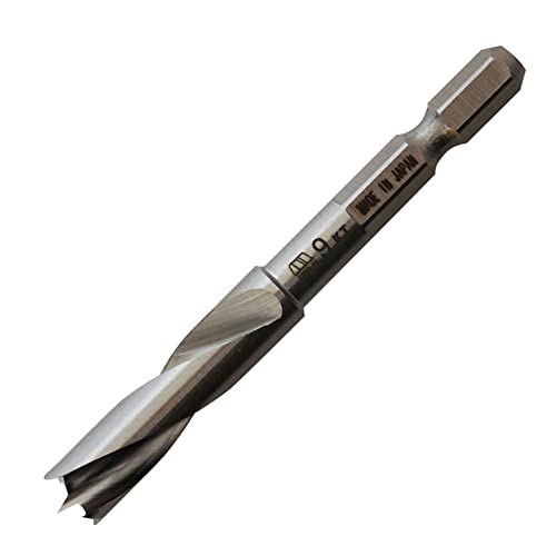 単品シルバー/9.0mm/9mm・Size:9.0mmStyle:単品・パッケージ個数:1・穴あけサイズ:9.0mm・全長:80mm・ネジ丈:40mm・軸径:6.35mm六角軸・適正回転数:2500回転/分以下商品紹介 曲面でも位置決めがし...