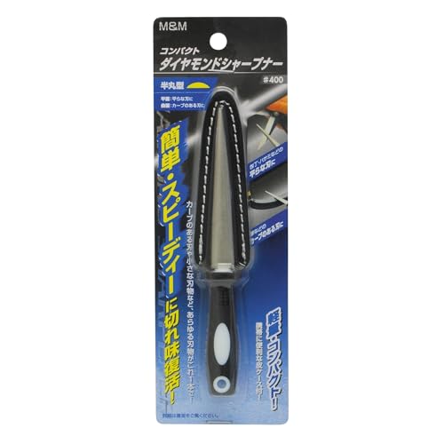 コンパクトブラック。/-/#400・Style:コンパクト・パッケージ個数:1・簡単・スピーディーに切れ味復活・平面:包丁・ハサミ・刃物工具などの平らな刃に、曲面:園芸鋏・鎌などのカーブある刃に・携帯に便利な皮ケース付き・本体:刃物鋼(表面...