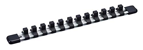 12コマ-/差込角:9.5mm(3/8)/SH1312・Size:差込角:9.5mm(3/8)Style:12コマ・パッケージ個数:1・用途:ソケット、ジョイント類の整理・差込角dr:9.5mm・ソケットホールド数:12・全長:300mm・...