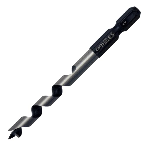 ショートブラック|グレー/6.5mm/7S-065・Size:6.5mmStyle:ショート・パッケージ個数:1・質量(g):21・適合機種:インパクトドライバー、電気ドリル・被削材:木・パッケージ重量: 0.02 kg●先ネジとケガキ刃の...